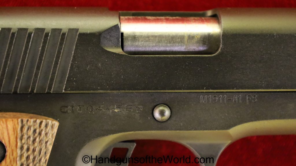 Citadel M1911A1 FS, 9mm with Case - Handguns of the World