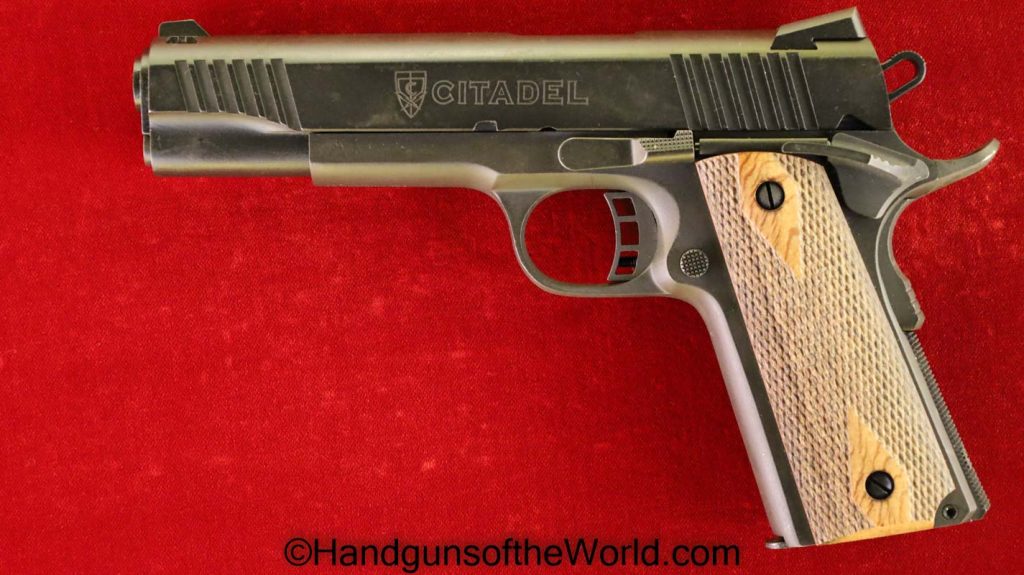Citadel M1911A1 FS, 9mm with Case - Handguns of the World