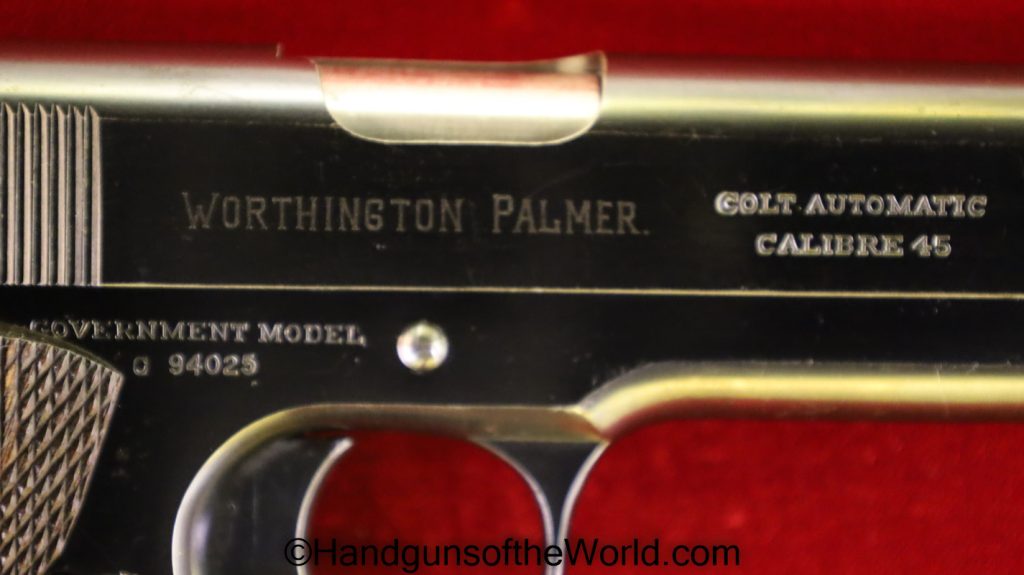 Colt Government Model, .45 caliber with Provenance - Handguns of the World