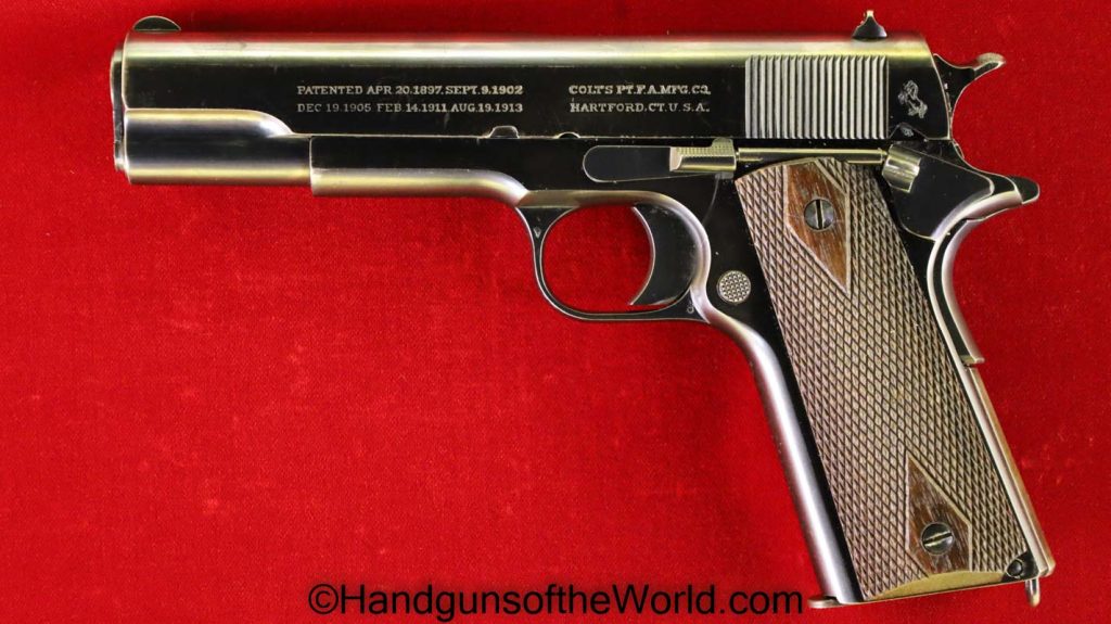 Colt Government Model, .45 caliber with Provenance - Handguns of the World