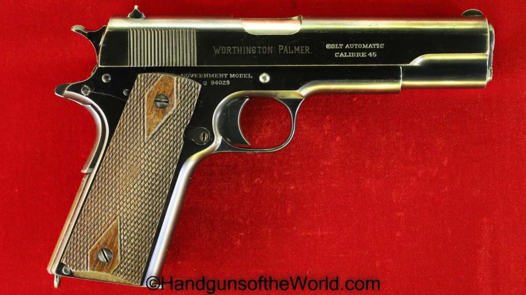 Colt Government Model, .45 caliber with Provenance - Handguns of the World