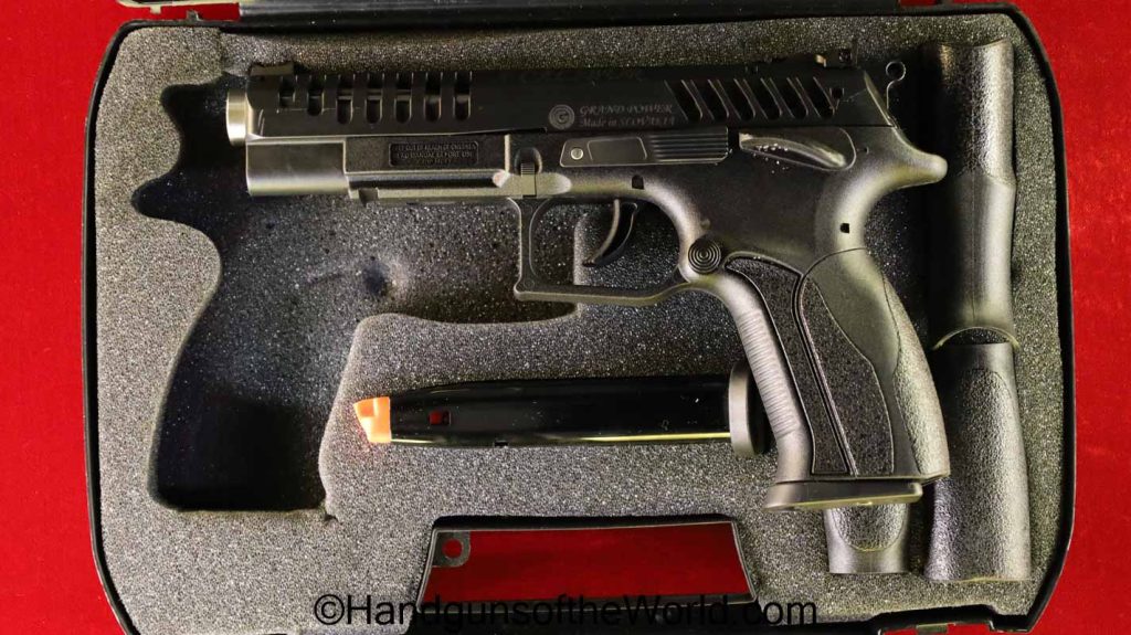 Grand Power X-Calibur, 9mm-Like New in Case - Handguns of the World