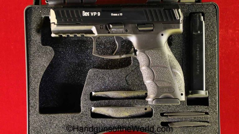 H&K Model VP9, 9mm with Case and Extras - Handguns of the World