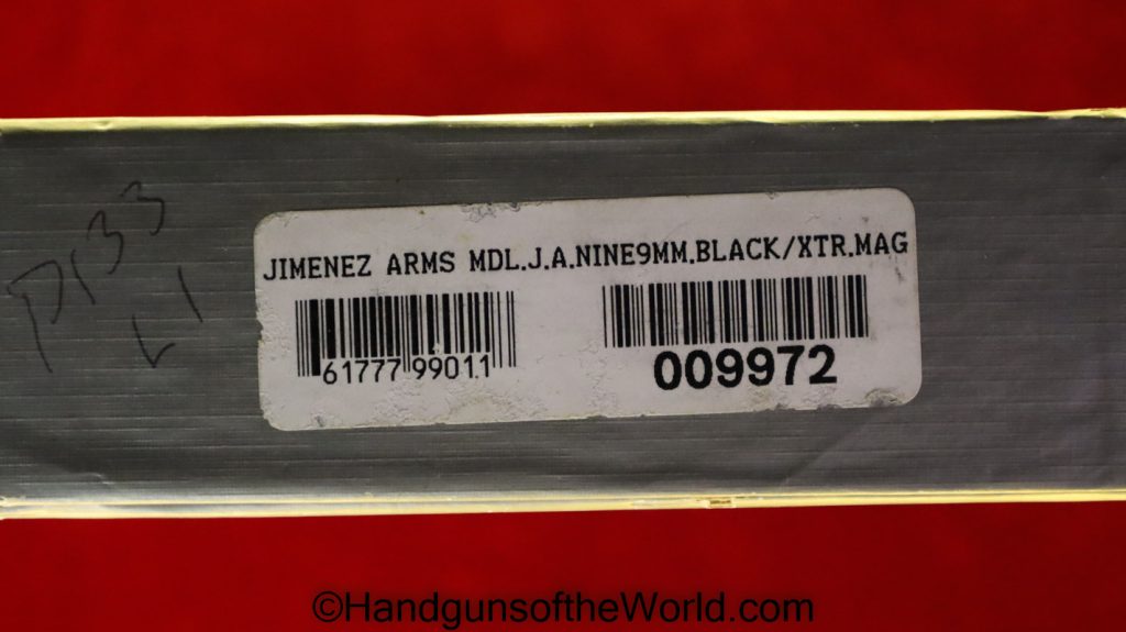 Jiminez Arms J.A.Nine, 9mm in Original Box - Handguns of the World