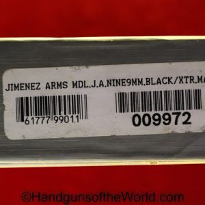 Jiminez Arms J.A.Nine, 9mm in Original Box - Handguns of the World