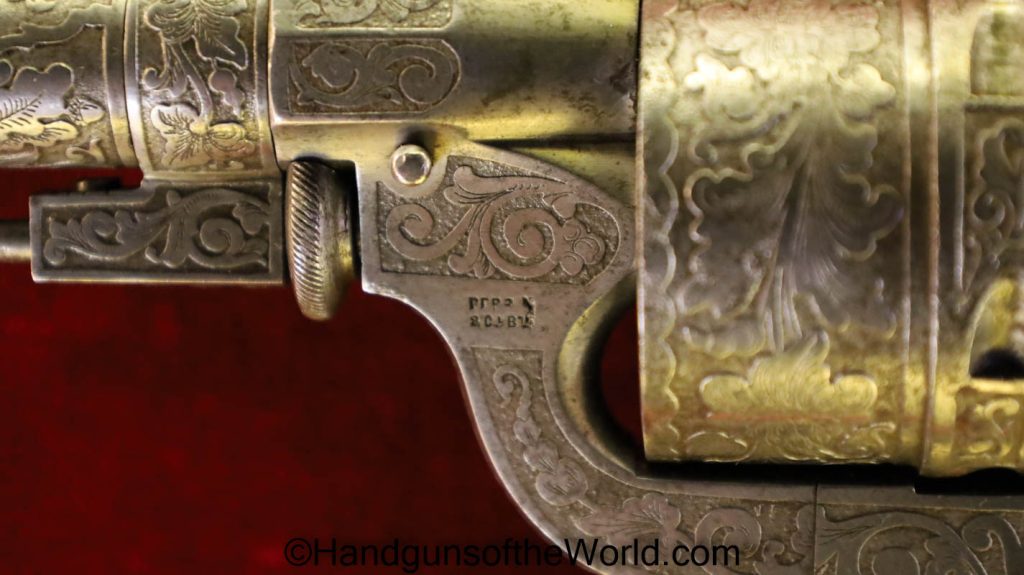 Perrin 1859, 10.4mm, Presentation Revolver with Case - Handguns of the ...
