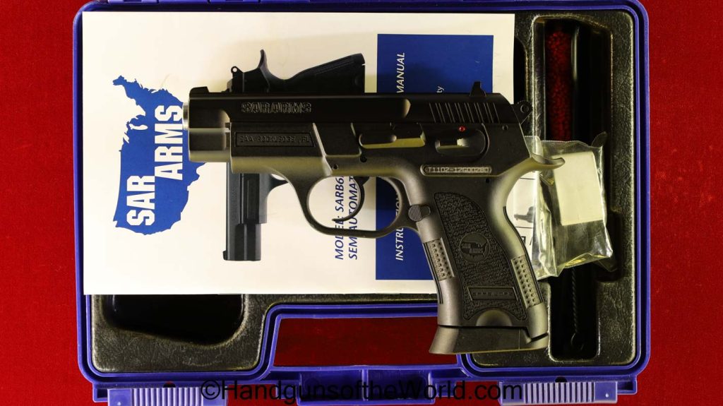 SAR Arms SAR B69, 9mm, Like New in Case - Handguns of the World