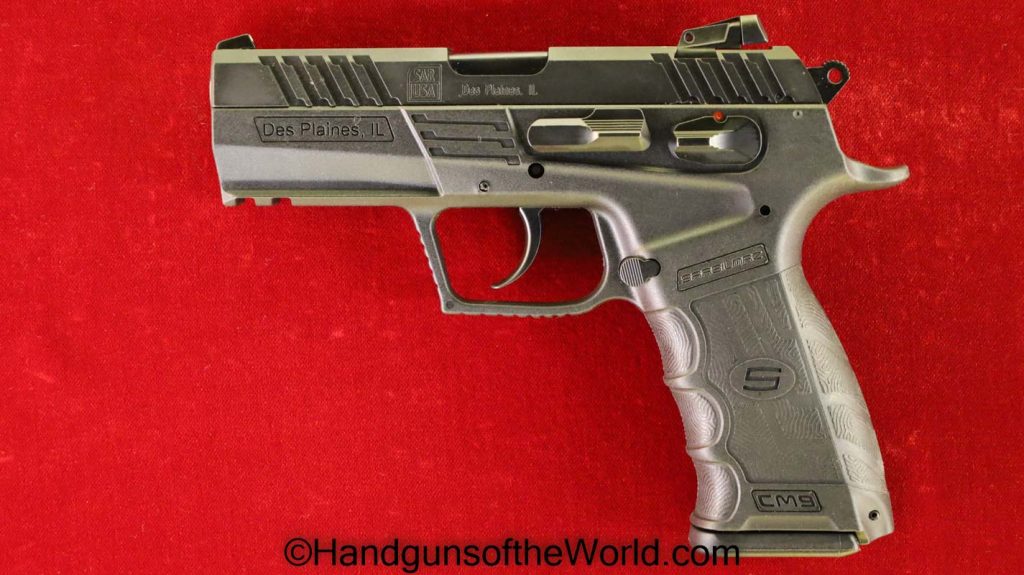 SAR USA CM9, 9mm, with Case - Handguns of the World