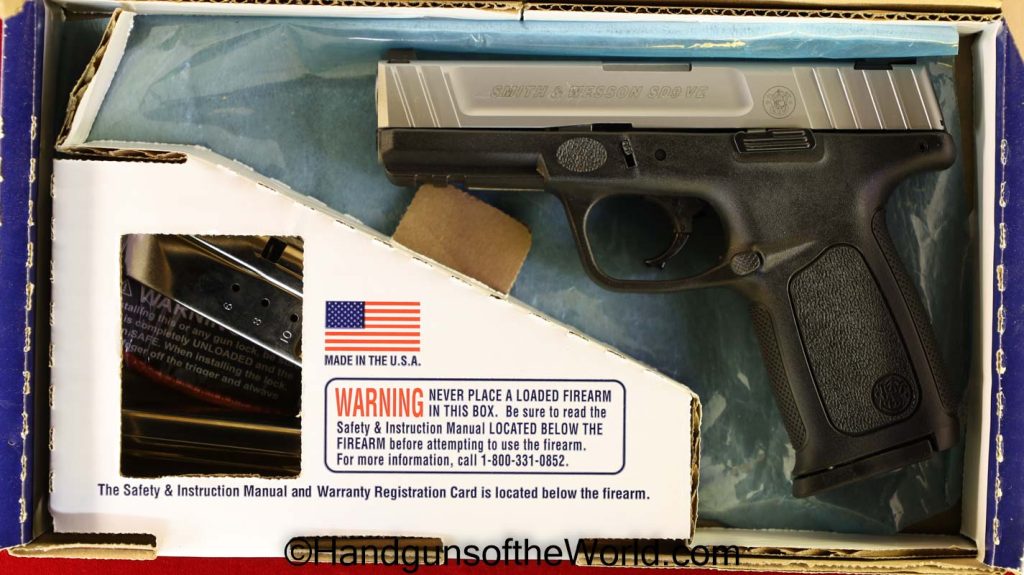 S&W SD9 VE, 9mm, Two-Tone with Box - Handguns of the World