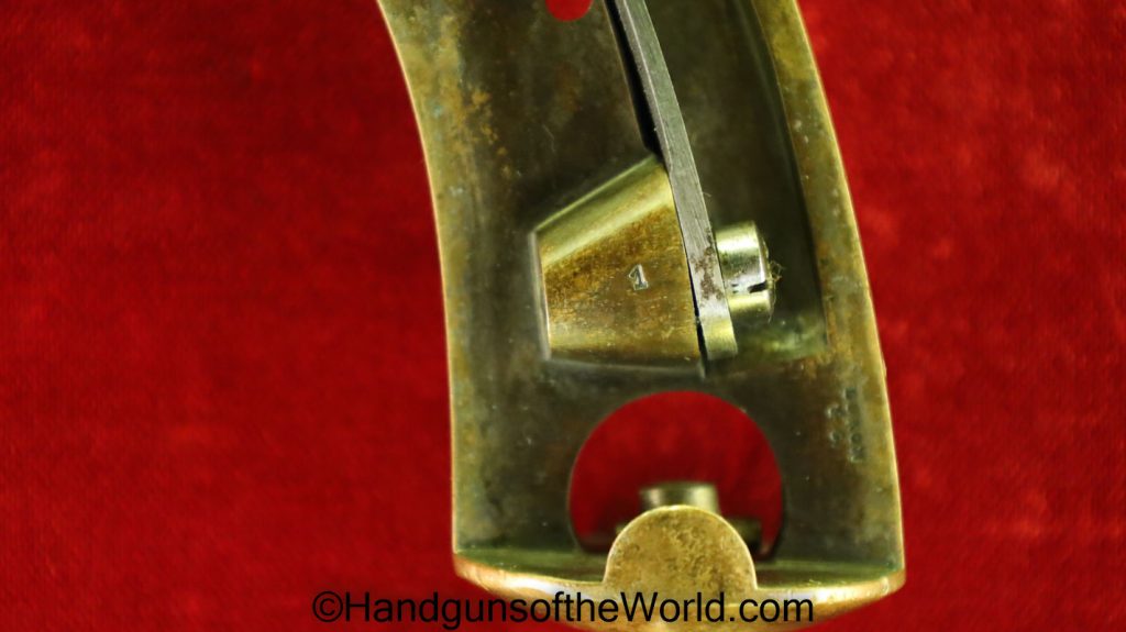 Swiss 1872/78, 10.4mm, Brass Experimental - Handguns of the World