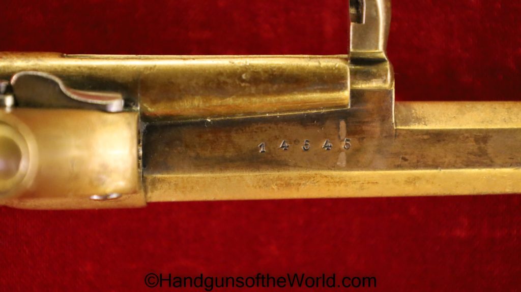 Swiss 1872/78, 10.4mm, Brass Experimental - Handguns of the World