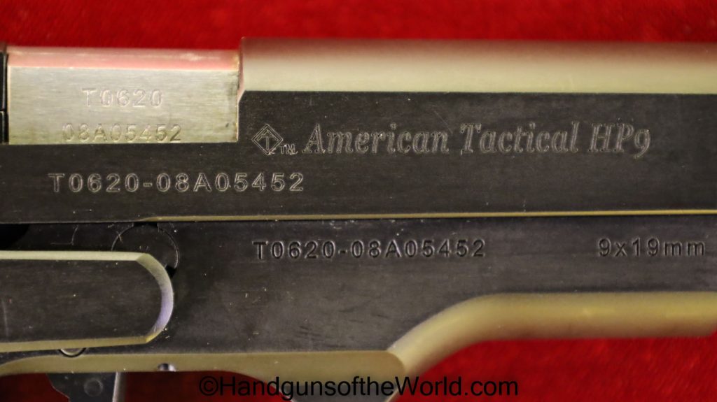 Tisas American Tactical HP9, 9mm-Like New in Box - Handguns of the World