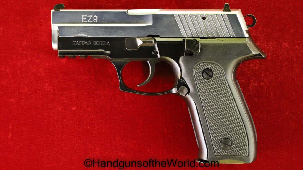 Zastava EZ-9, 9mm, Black-Stainless-Like New in Box - Handguns of the World