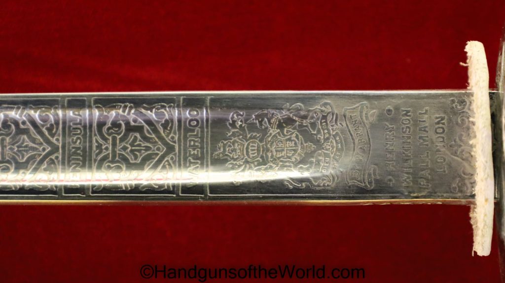 Wilkinson Scots Guard Sword Owned by Lord Garlies - Handguns of the World