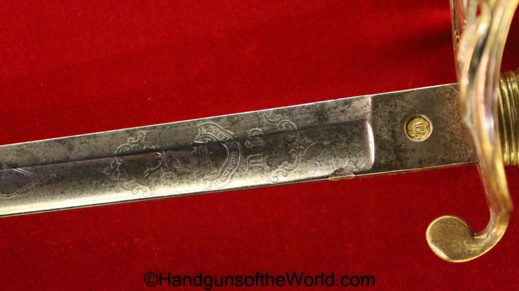 Wilkinson 1854 Pattern Infantry Officers Sword D.L. Hartley Provenance ...