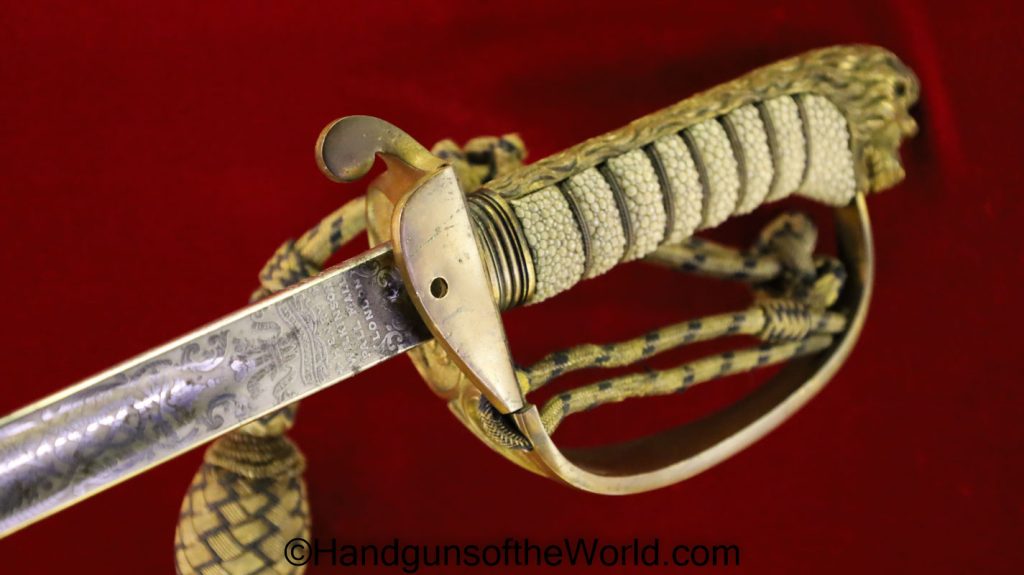 Wilkinson 1827 Naval Officer Swords-Commander VLA Campbell Provenance ...