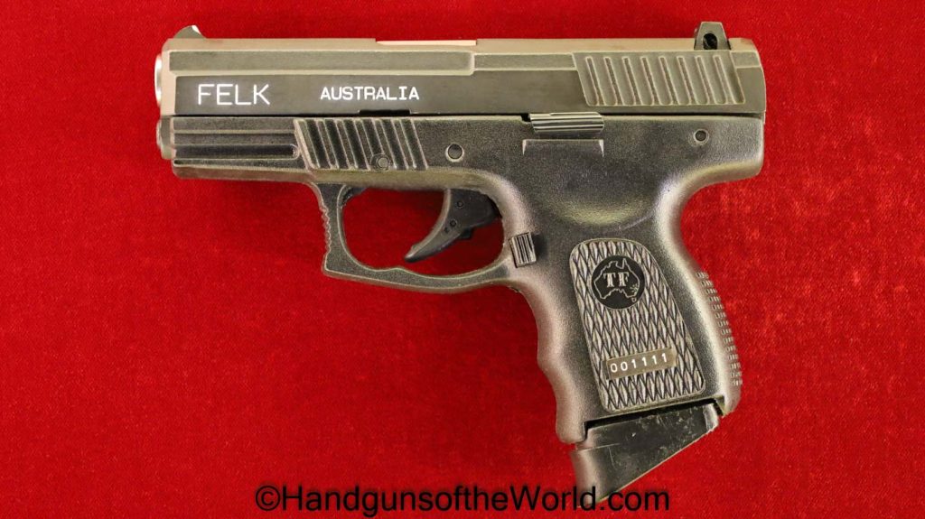 Felk MTF 919, 9mm-Made in Australia - Handguns of the World