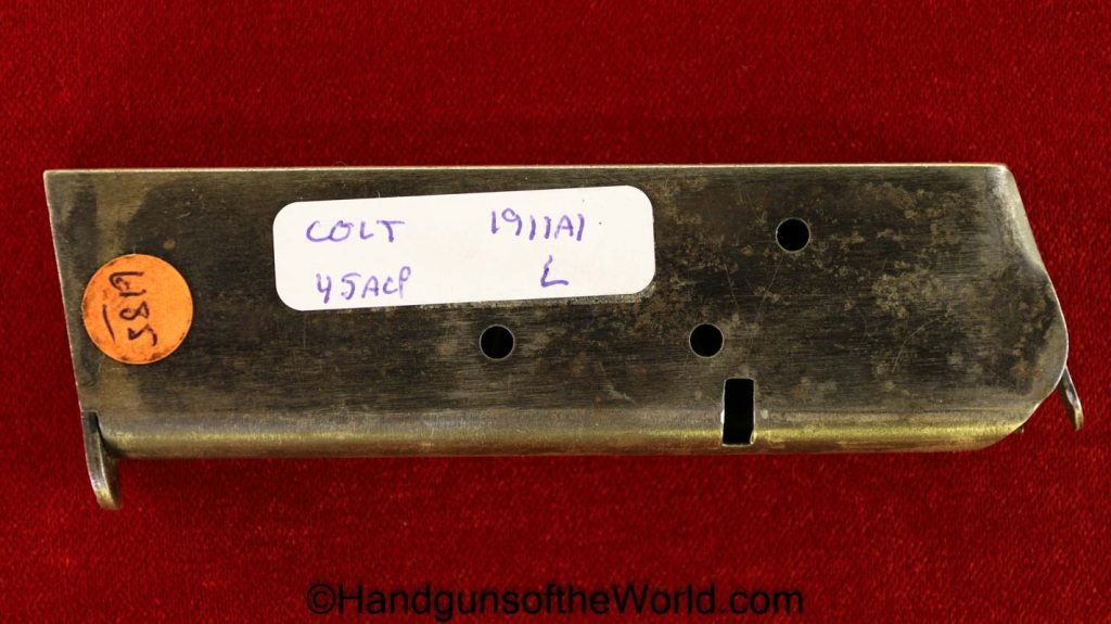 Colt 1911A1, .45 acp, "L" WWII Issue - Handguns of the World