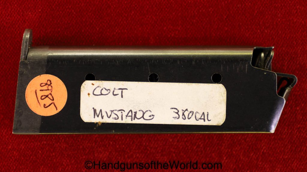 Colt Mustang, .380 caliber Magazine Clip - Handguns of the World