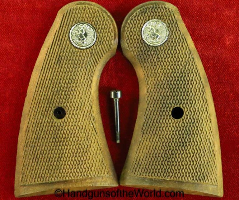 Colt New Service Revolver Grips - Handguns of the World
