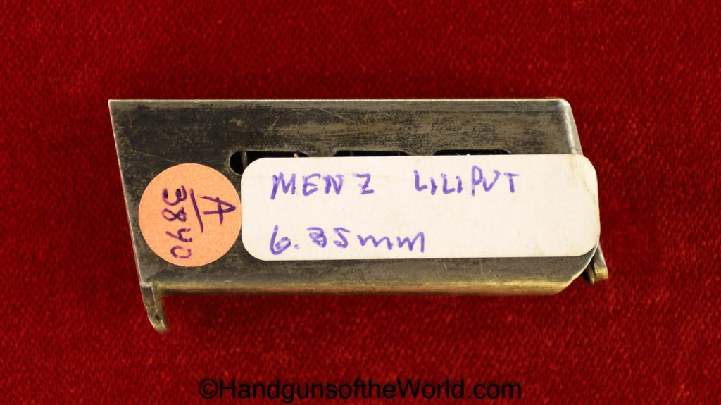 Menz Liliput, 6.35mm Magazine Clip - Handguns of the World