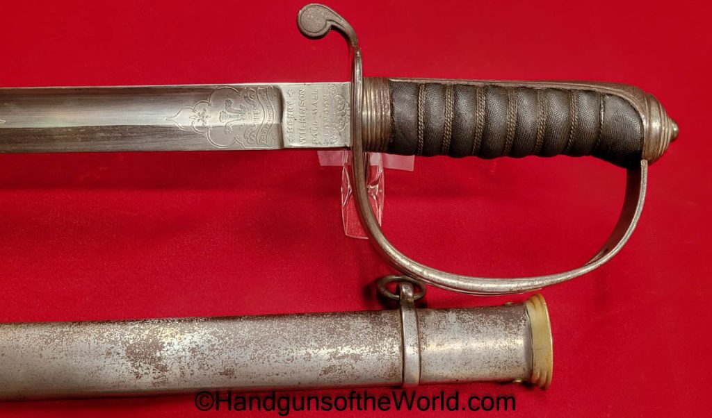 Wilkinson Medium Duty Royal Artillery Sword with Provenance - Handguns ...