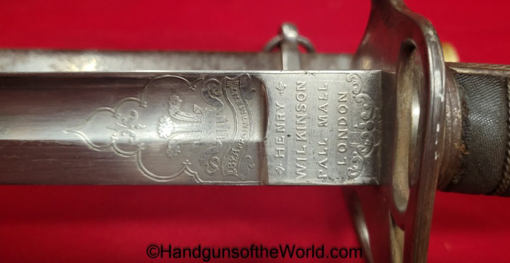 Wilkinson Medium Duty Royal Artillery Sword with Provenance - Handguns ...