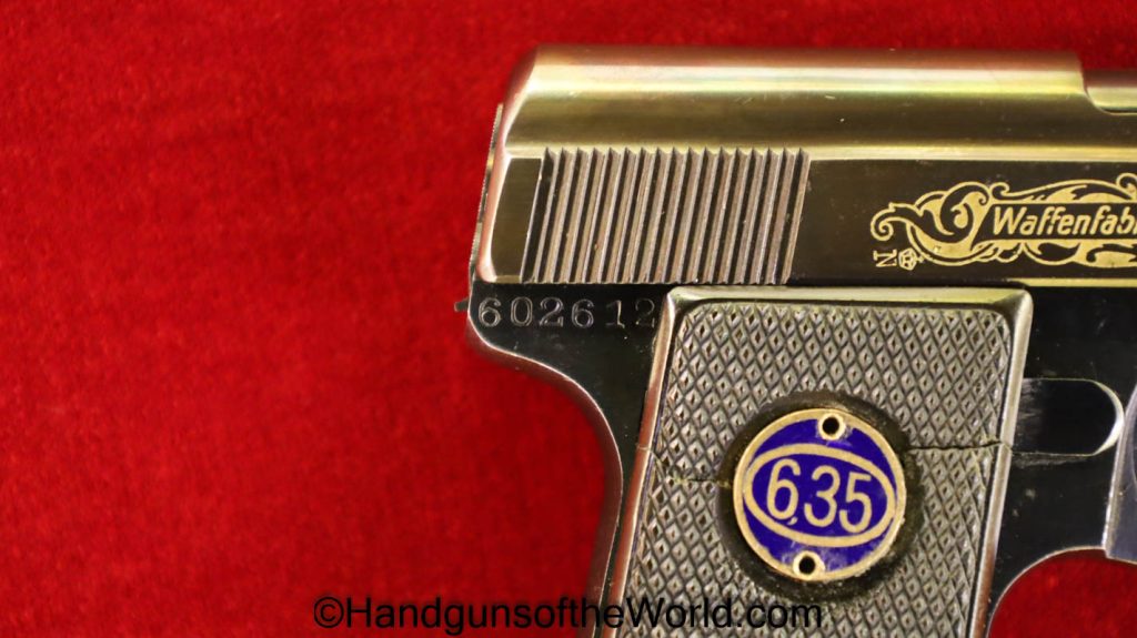 Walther Model 9, 6.35mm, Factory Engraved with Holster - Handguns of ...