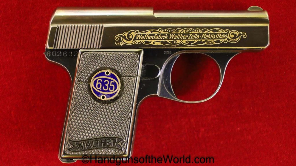 Walther Model 9, 6.35mm, Factory Engraved with Holster - Handguns of ...