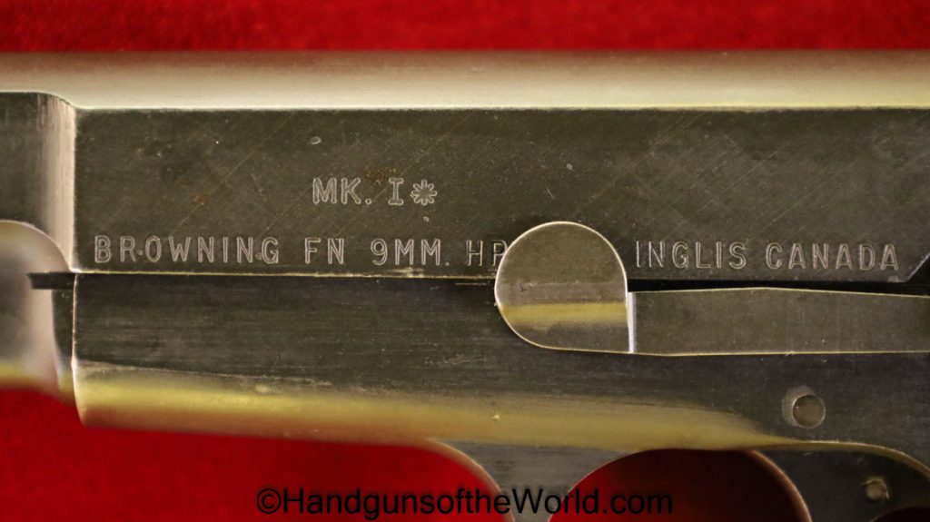 Inglis MKI* High Power, 9mm Fixed Sight-Full Rig - Handguns of the World