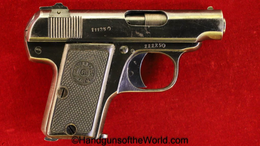 Melior New Model, 6.35mm, Geco Retailer Marked with Holster - Handguns ...