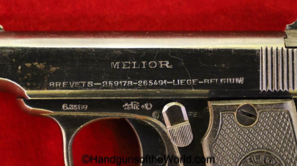 Melior New Model, 6.35mm, Geco Retailer Marked with Holster - Handguns ...