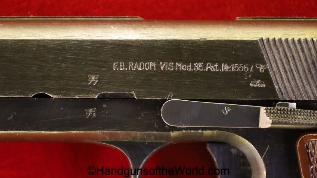 Radom P-35 Type III, VIS, 9mm, Nazi Issue with Brown Grips - Handguns ...