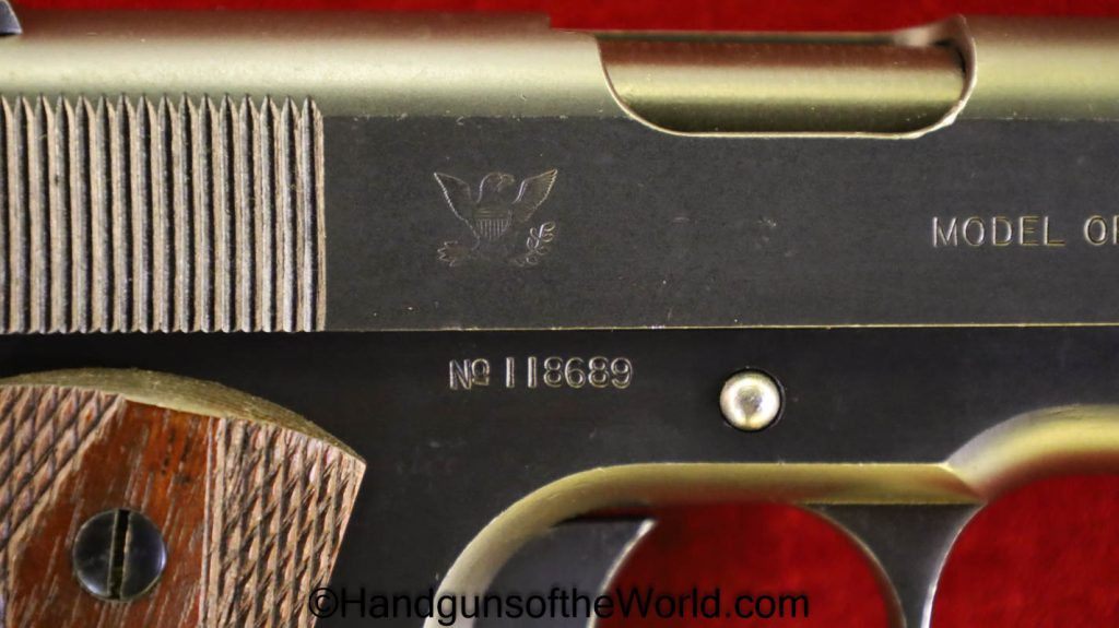 Colt Springfield Armory 1911, .45acp, US Army Issue - Handguns of the World