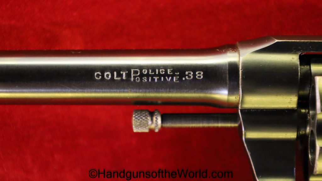 Colt Police Positive, .38 caliber US Coast Guard Marked - Handguns of ...
