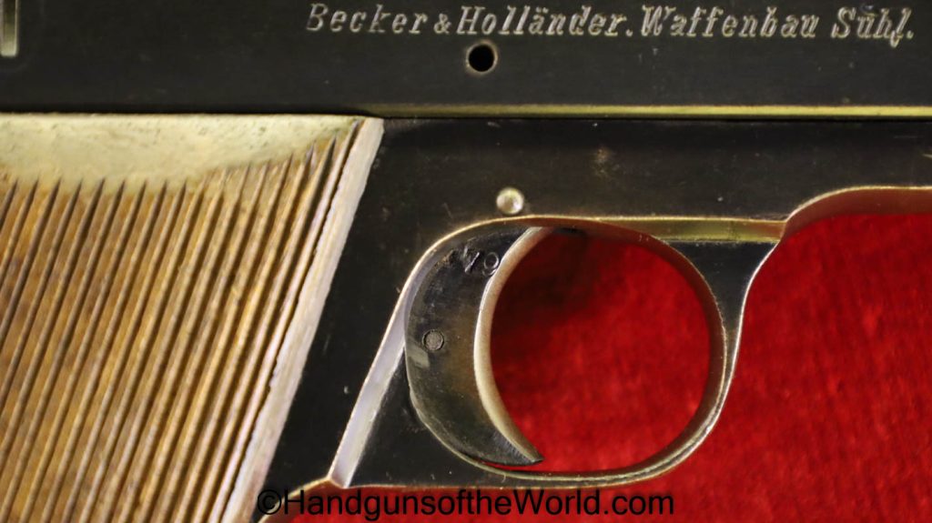 Becker & Hollander Beholla, 7.65mm, German WWI Imperial Proofed ...