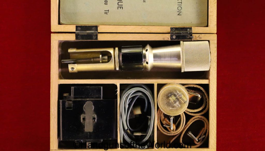 French Campana Rifle Training Scope with Case - Handguns of the World