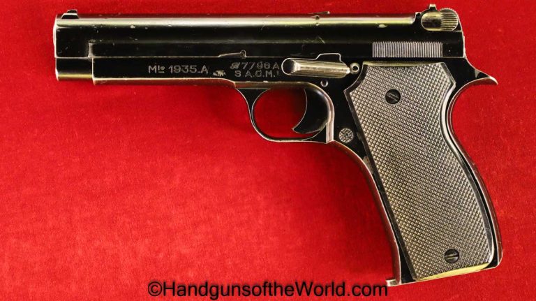 French SACM 1935A, 7.65mm, Nazi WWII Issue - Handguns of the World