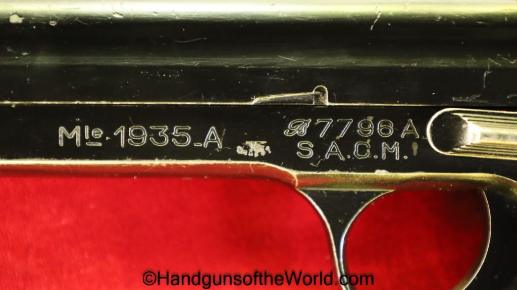French SACM 1935A, 7.65mm, Nazi WWII Issue - Handguns of the World