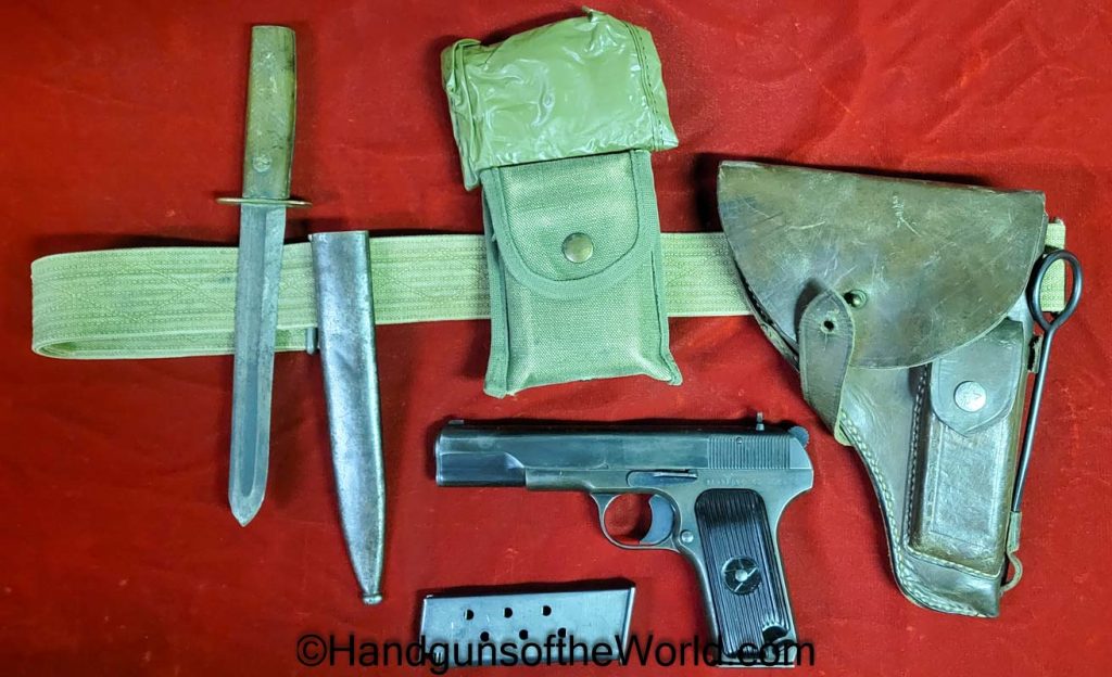 Chinese Type 54 Tokarev, 7.62mm, Vietnam Era-Full Rig - Handguns of the ...
