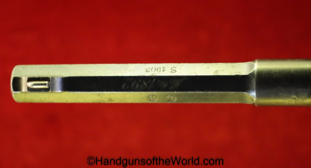 French 1892 Revolver, 8mm, Naval Issue, Dated 1903 - Handguns of the World