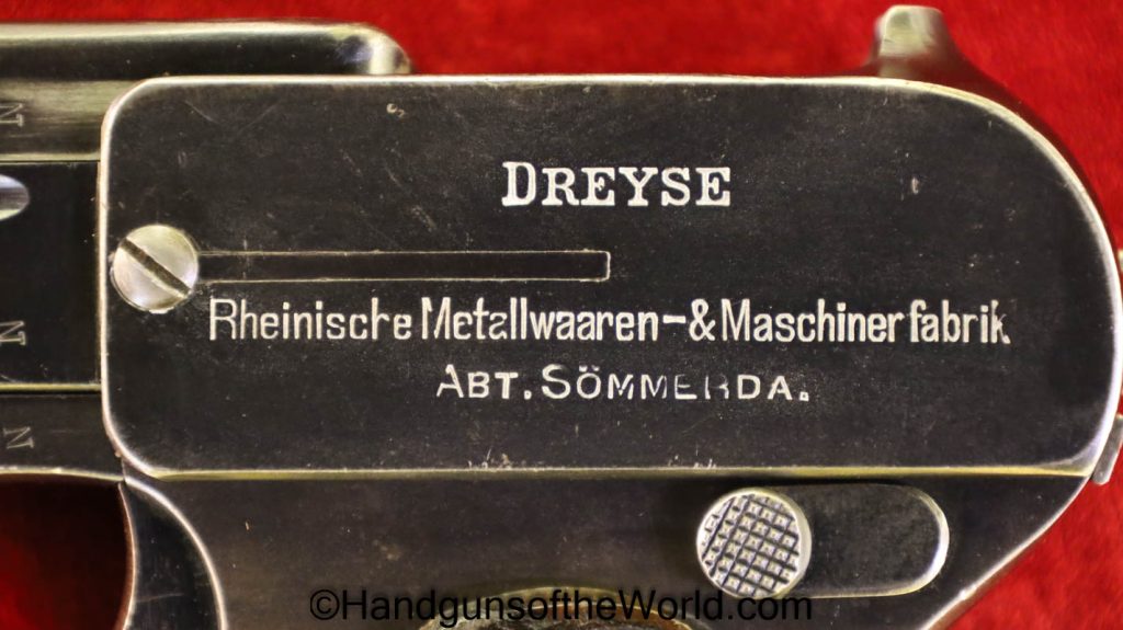 Dreyse 1907, 7.65mm with Police Holster - Handguns of the World