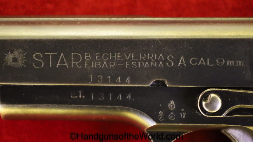 Star Super A, 9mm, Built in 1950 - Handguns of the World