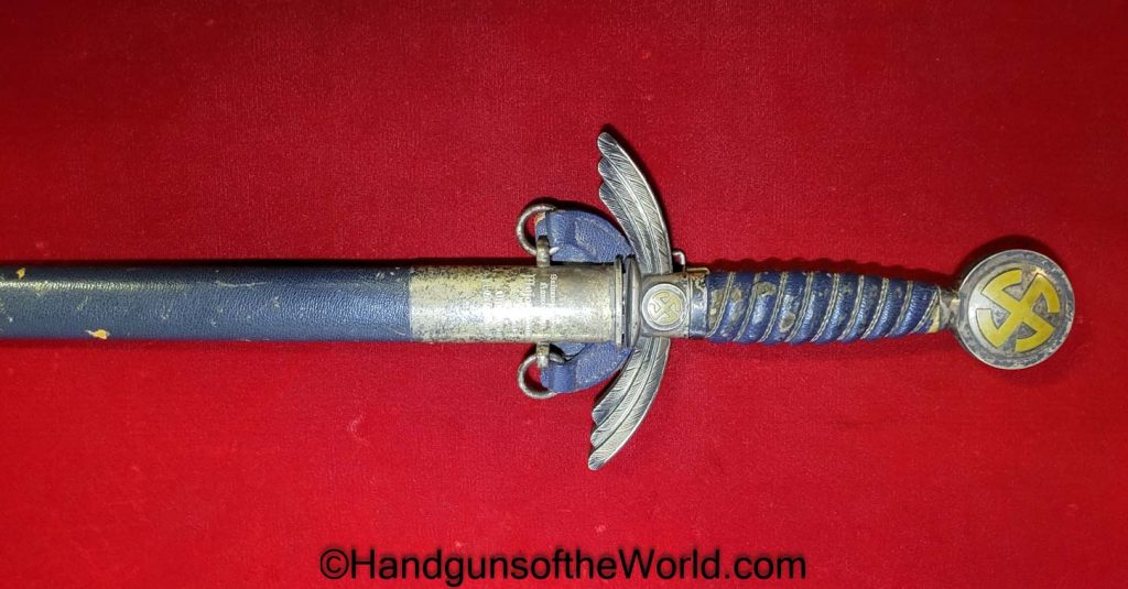 German Luftwaffe Officers Presentation Sword - Handguns of the World