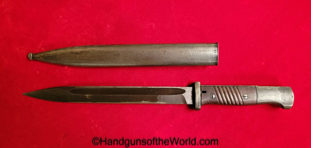 Mauser 98K Bayonet -CRS 44, 2 Digit Serial Number - Handguns of the World