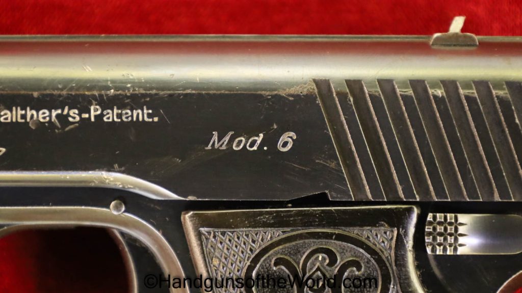 Walther Model 6, 9mm, Very Late Production - Handguns of the World