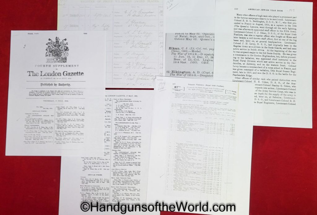 Wilkinson Regulation Infantry Sword-Royal Irish Fusiliers Provenance ...