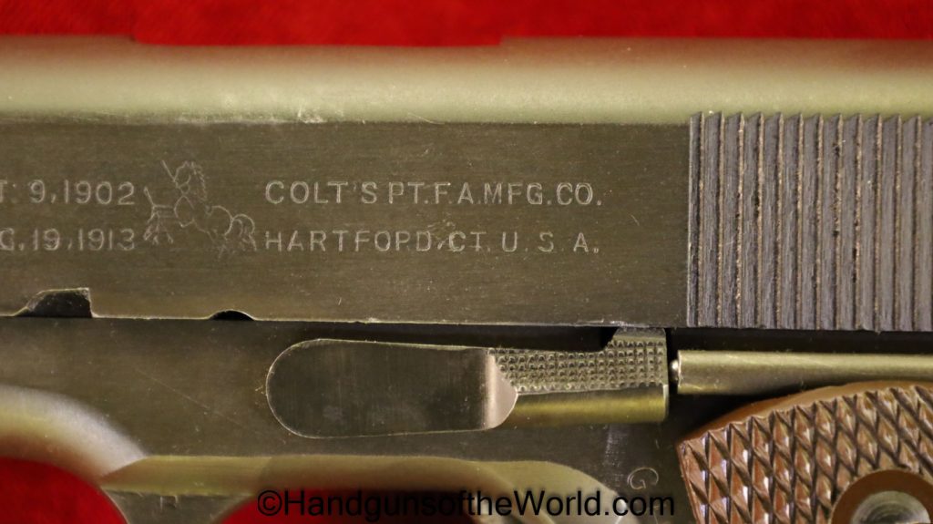 Colt 1911A1, .45acp, US Army Issue-Early 1944-Nice - Handguns of the World