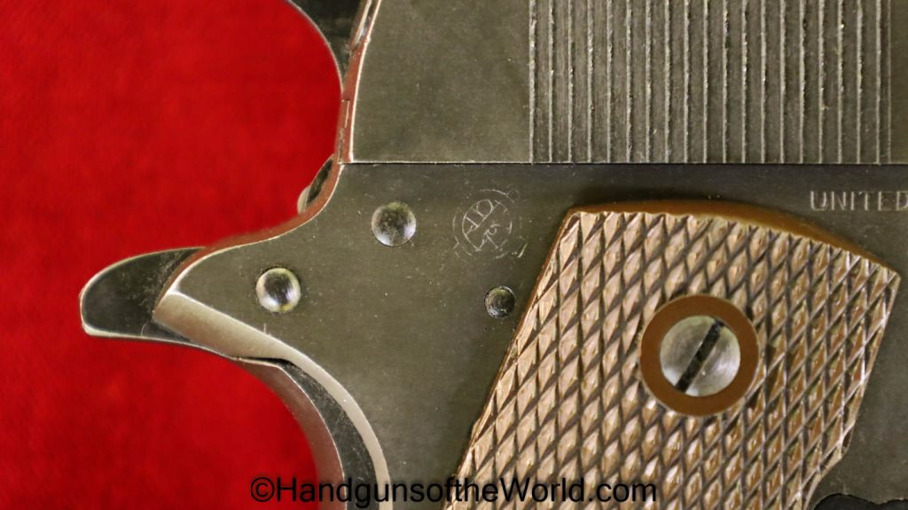 Colt 1911A1, .45acp, US Army Issue-Early 1944-Nice - Handguns of the World