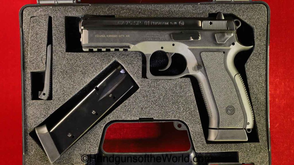 CZ75, SP 01, 9mm with Case - Handguns of the World